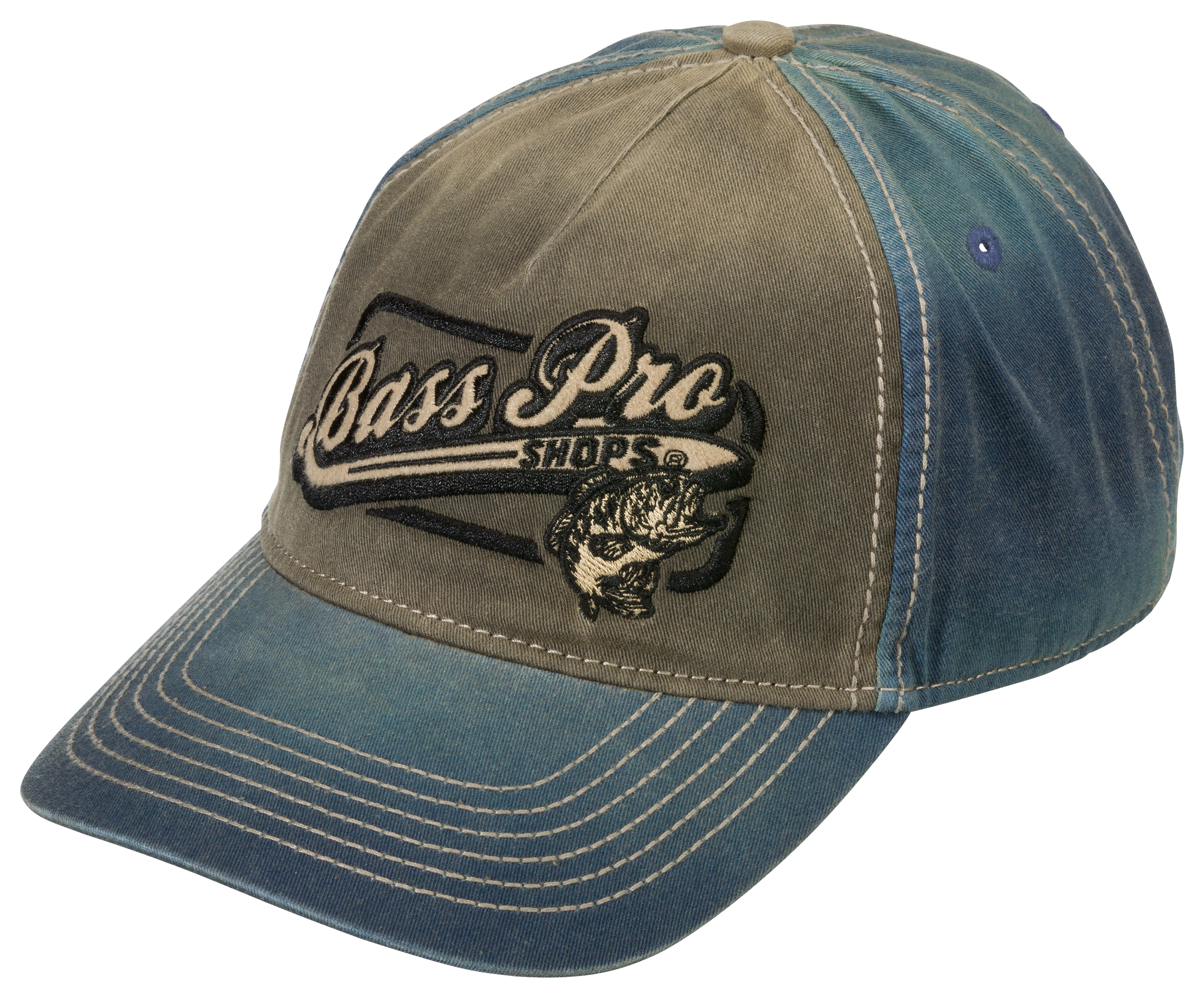 Bass Pro Shops Pigment-Dyed Colorblock Cap | Bass Pro Shops
